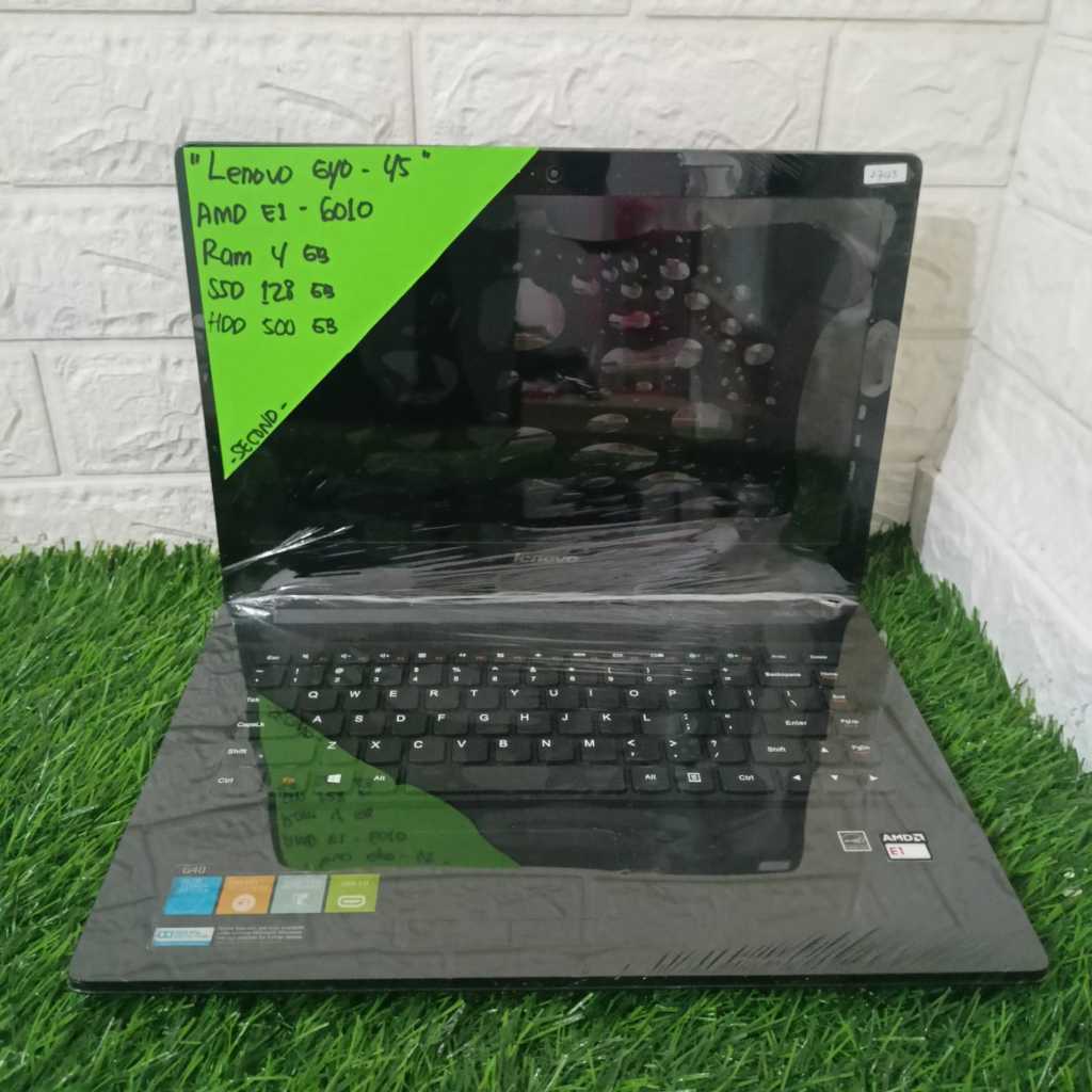 Jual LAPTOP MURAH LENOVO G40-45 AMD E1-6010 RAM 4GB SSD 128GB HDD 500GB ...