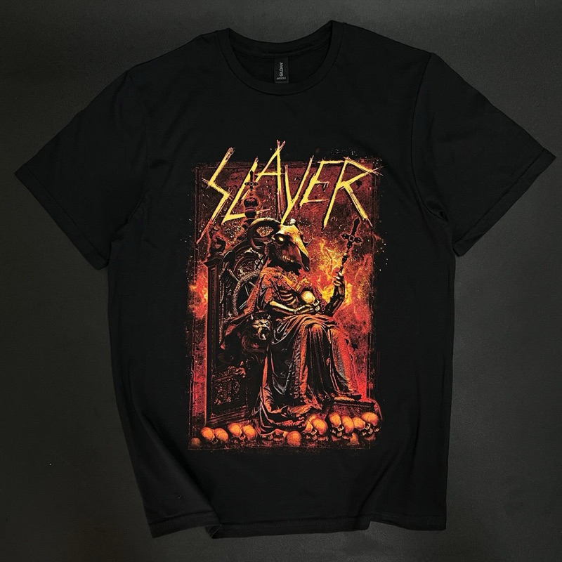 Jual Kaos Slayer Official - Goat Skull | Shopee Indonesia