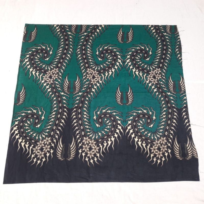 Jual Kain Batik Printing Bahan Belum Jadi Warna Hijau Muda Warna Hijau ...