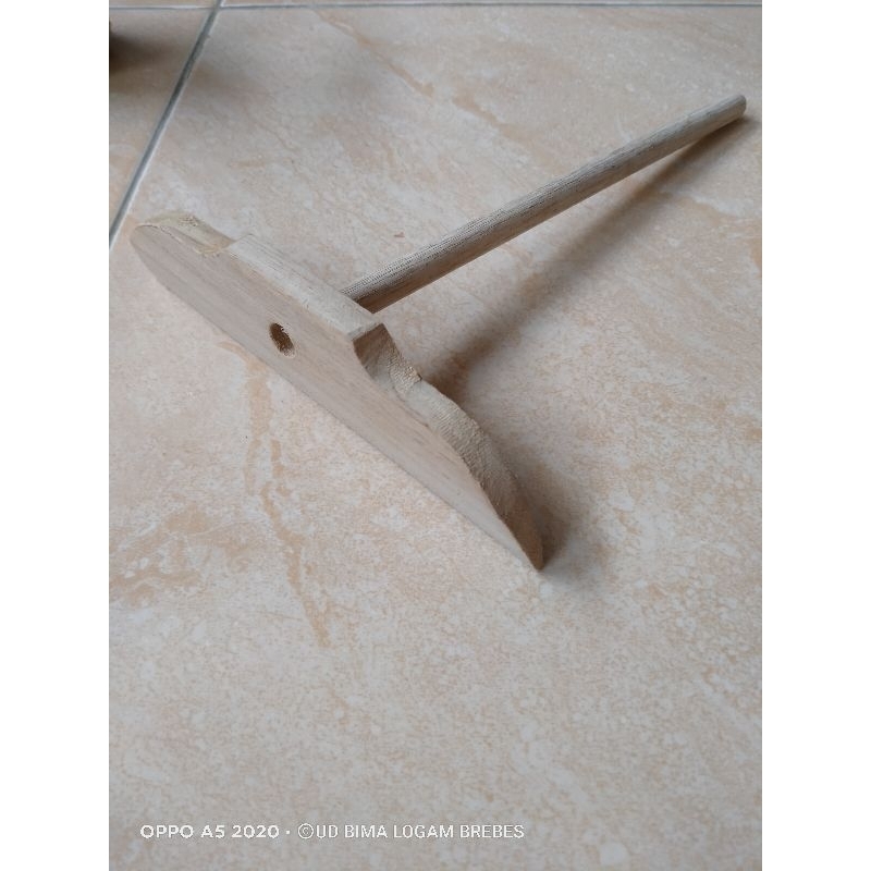 Jual Perata adonan kayu untuk wajan crepes ukuran JUMBO (40CM) | Shopee ...