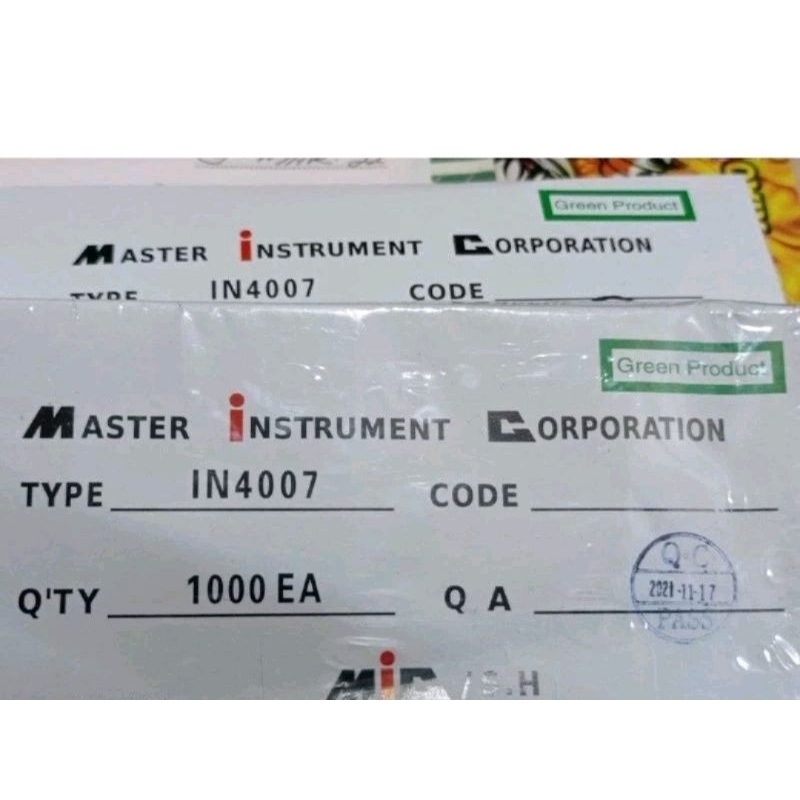 Jual dioda/diode IN4007 mic 100pcs | Shopee Indonesia