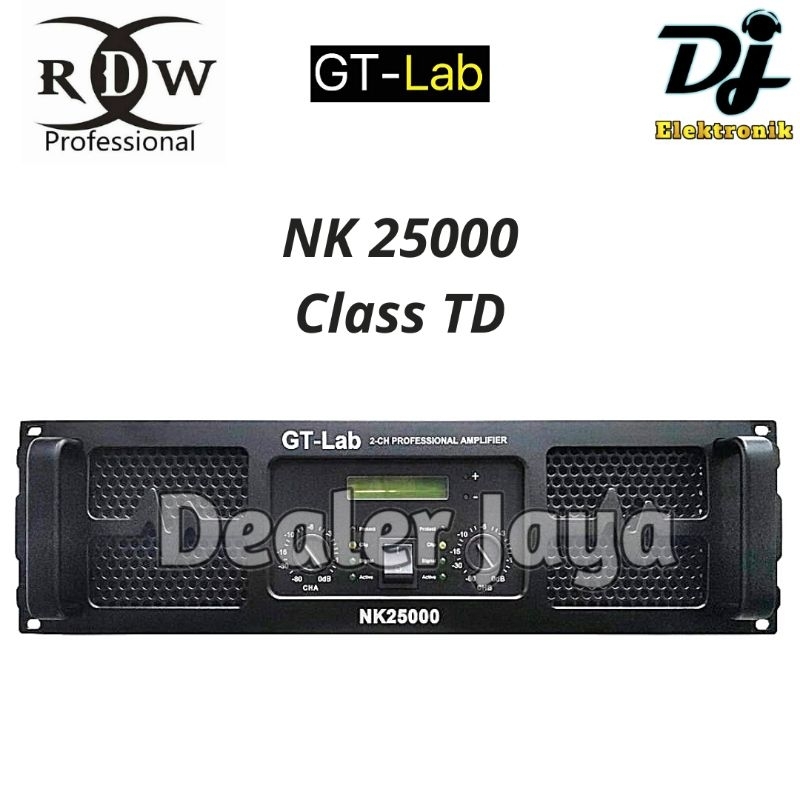 Jual Power Amplifier GT Lab RDW NK 25000 / NK25000 PRO - 2 channel ...