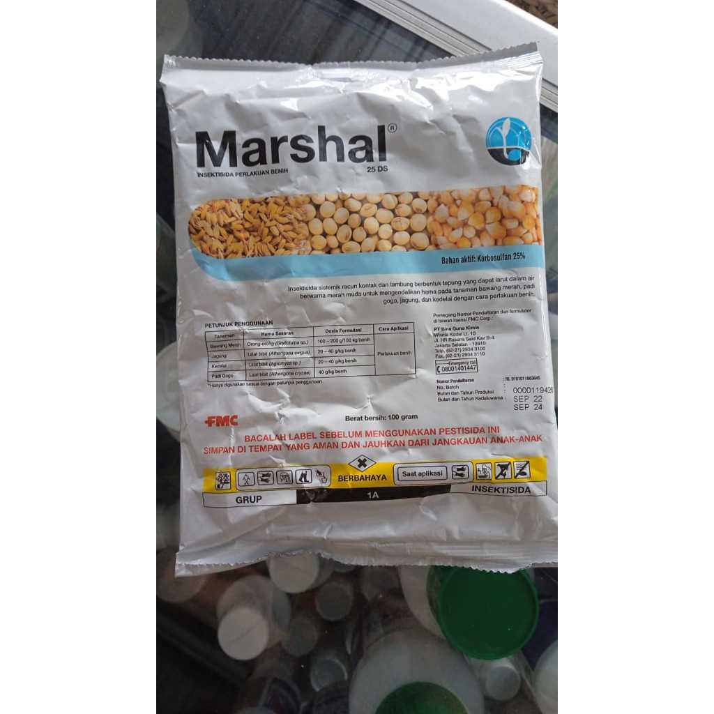 Jual Insektisida Marshal 25DS Bubuk Besar - 100 Gram | Shopee Indonesia