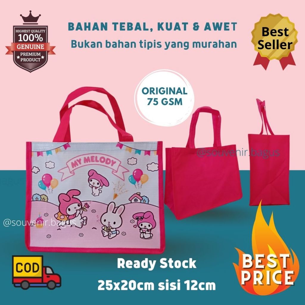 Jual Tas ultah my melody souvenir ulang tahun my melody mai melodi ...