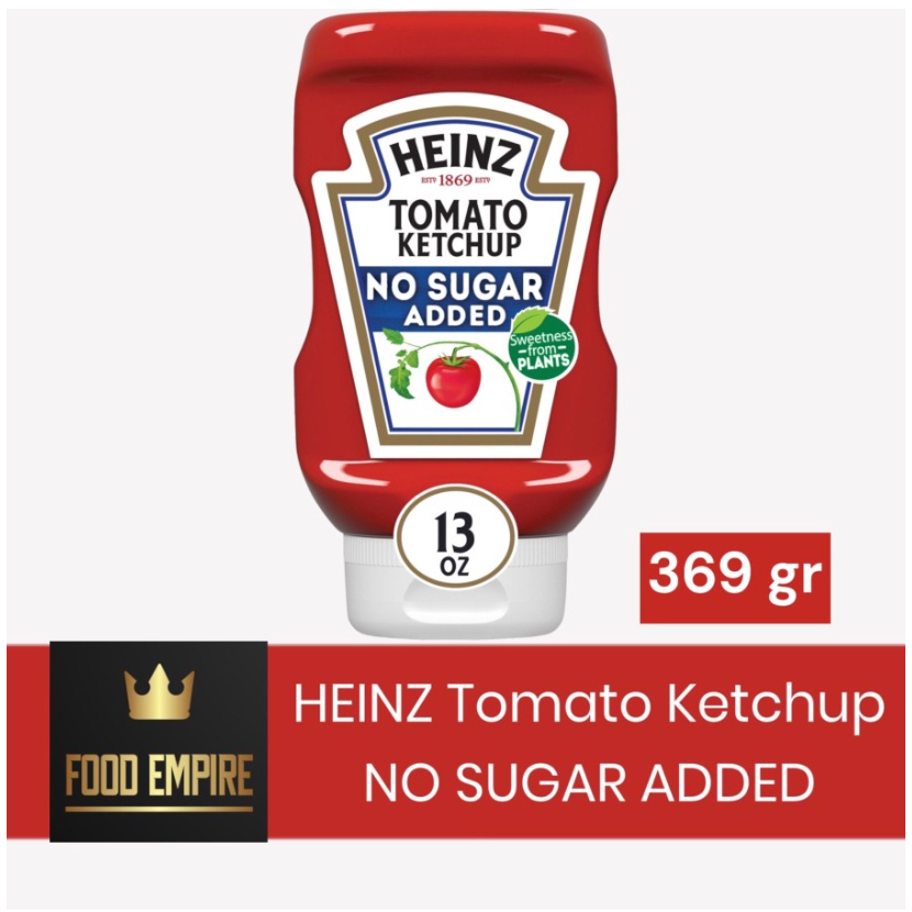 Jual HEINZ Tomato Ketchup 13 oz | NO SUGAR ADDED | Saos Tomat USA ...