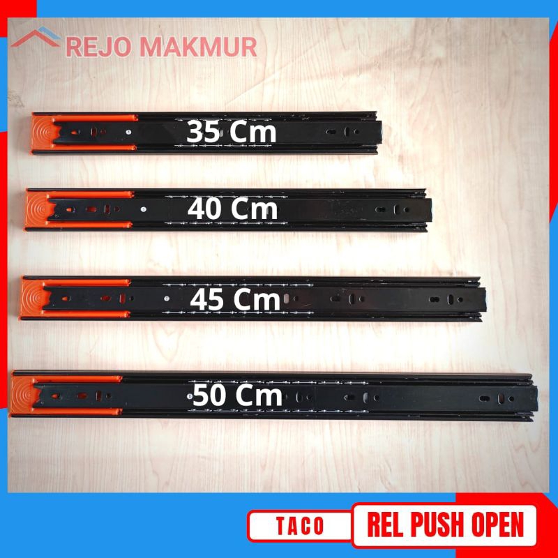 Jual Rel Laci Push Open Taco Rel Double Track Tekan Buka | Shopee Indonesia