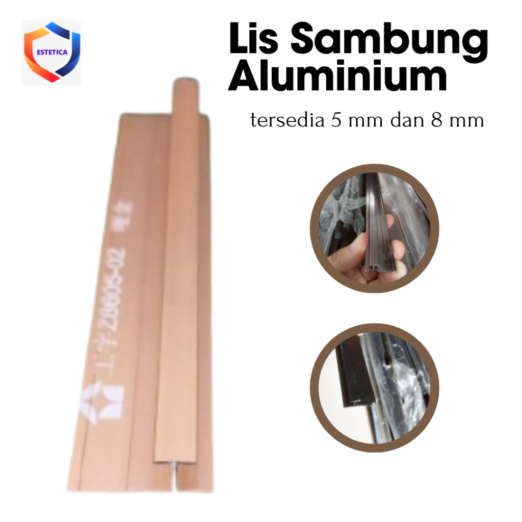 Jual Lis Sambung aluminium Untuk UPVC Panel Marmer dan Wallboard Panel ...