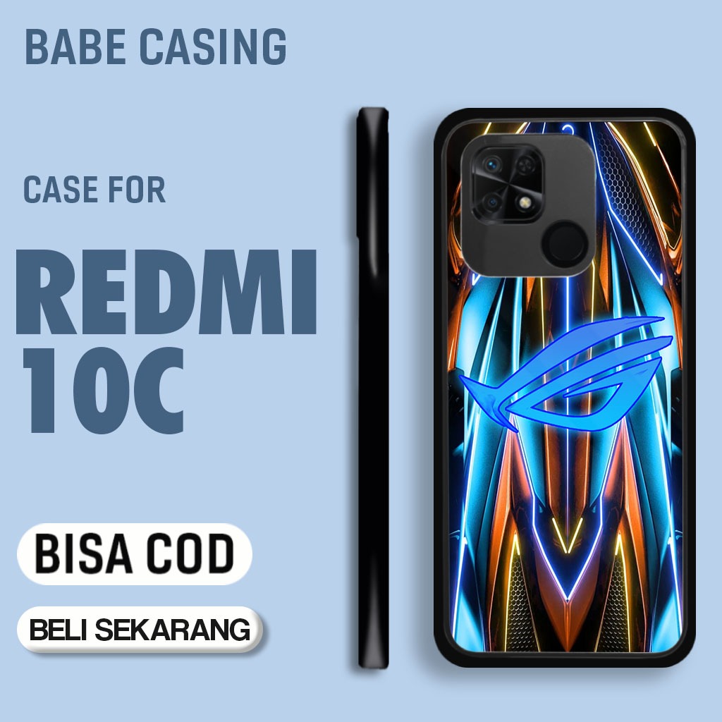 Jual case hp redmi 10c terbaru aesthetic rog 4 gaming gamer art hitam ...