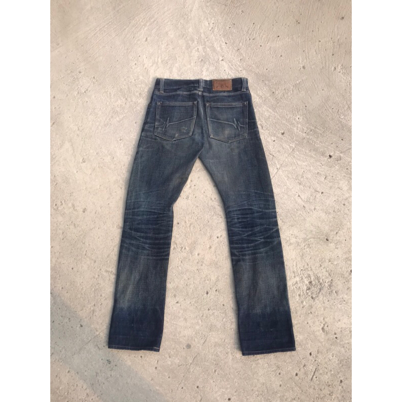 Jual MISCHIEF DENIM 16Oz - DENIM SECOND - DENIM FADE | Shopee Indonesia