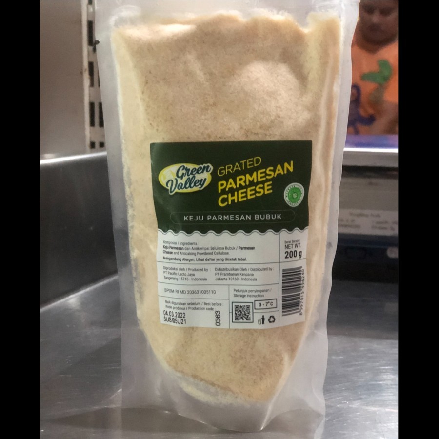 Jual Parmesan Green Valley 200 Gram | Shopee Indonesia