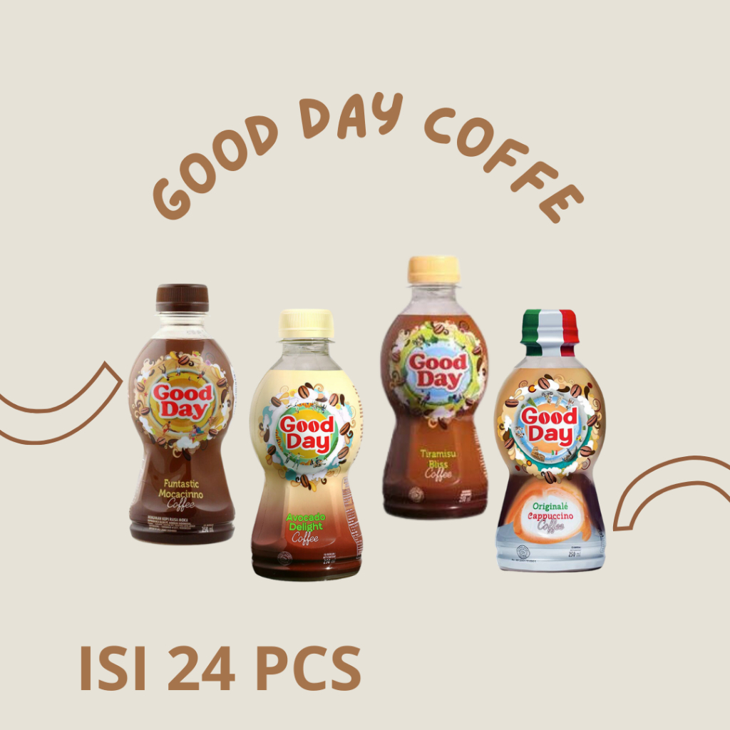 Jual Good Day Coffee Kopi Cappucino Moccacino Tiramisu Avocado 250 ml ...