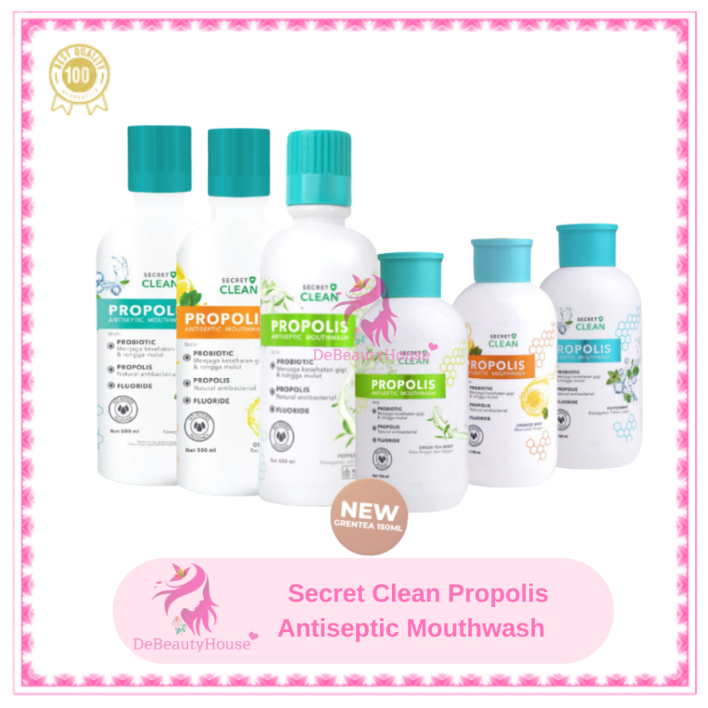 Jual SECRET CLEAN Propolis Antiseptic Mouthwash Series || 150ml ...