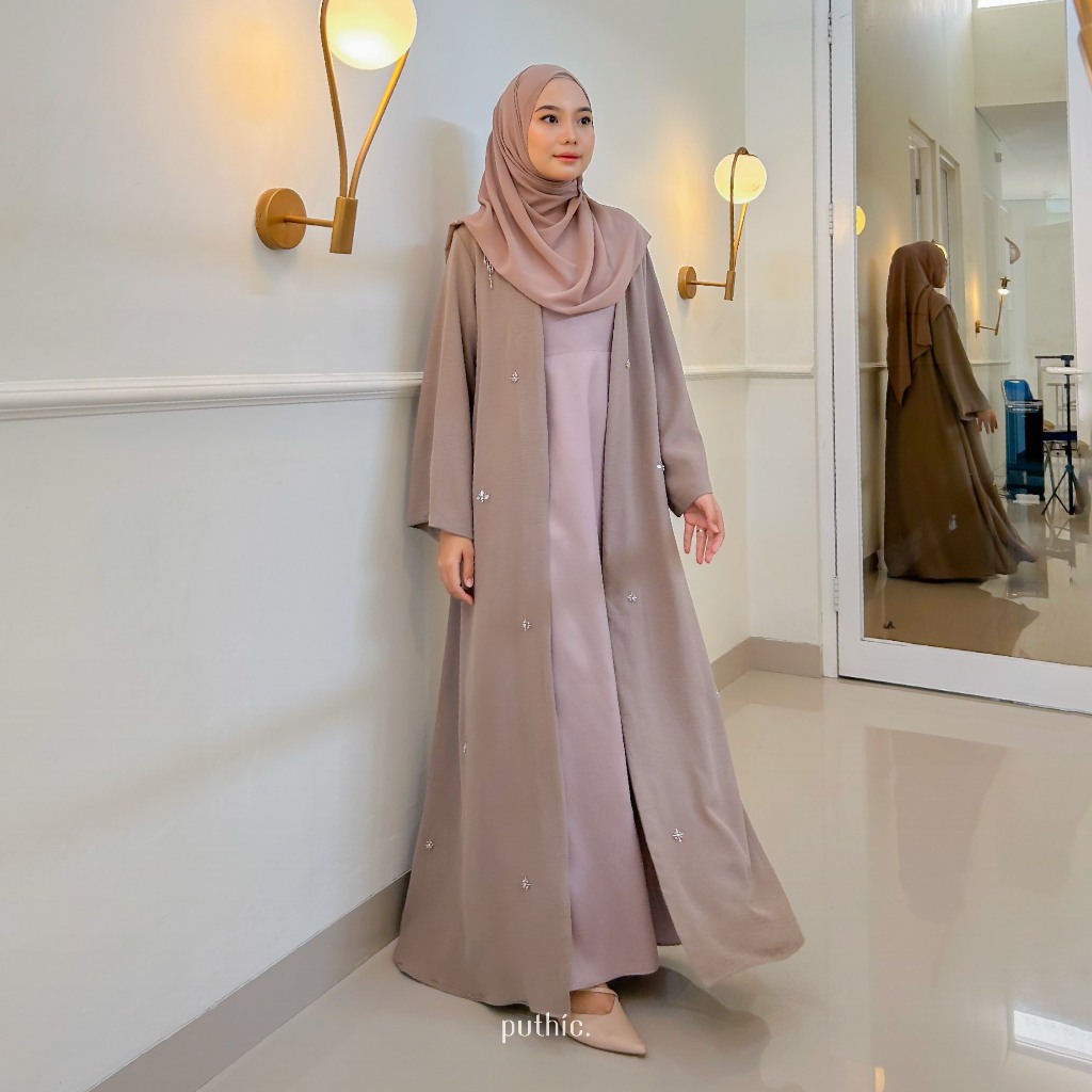 Jual PUTHIC - BALQIS ABAYA SET-Dress-Gaun-Long Dress-One Set-Payet ...