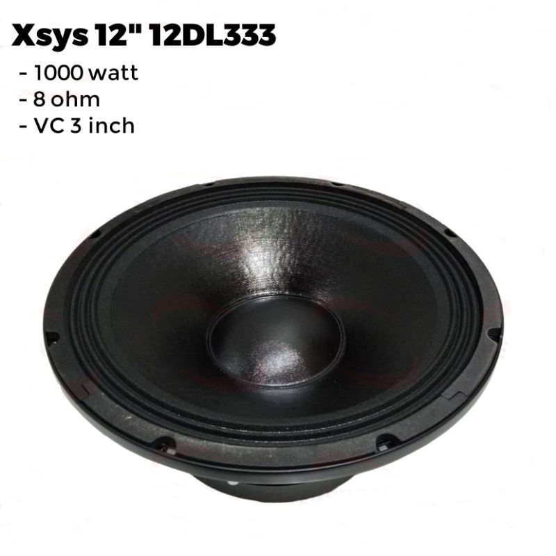 Jual XSYS 12DL333 Komponen Speaker Woofer 12 DL 333 12DL 333 | Shopee ...