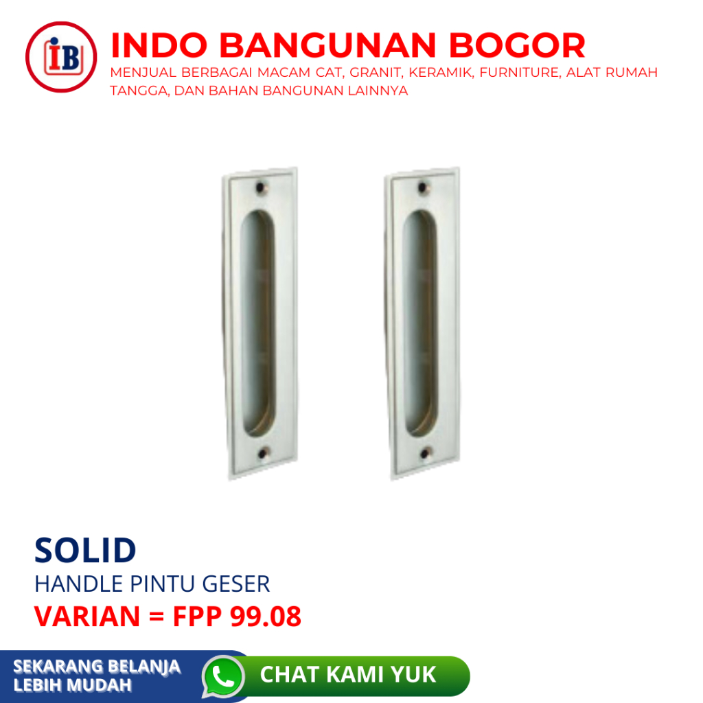 Jual SOLID HANDLE TANAM PINTU GESER FPP 99.08 | Shopee Indonesia