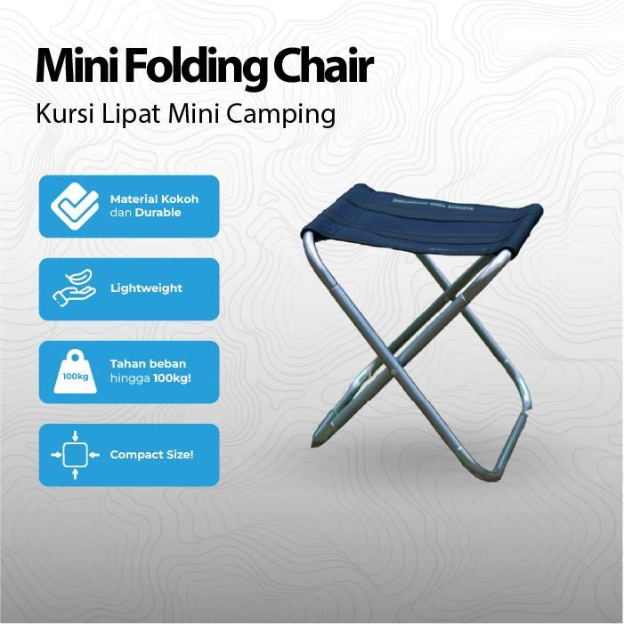 Jual ALLTREK Mini Folding Chair ATFC-248 Kursi Camping Portable Outdoor ...