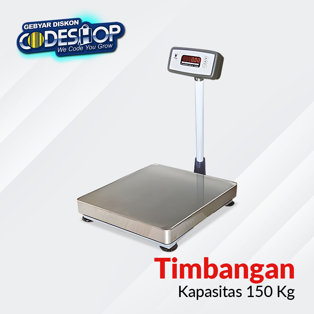 Jual DIGI DS-560 SGA Timbangan Digital Bench Scale Pole Display Kapasitas 150Kg | Shopee Indonesia