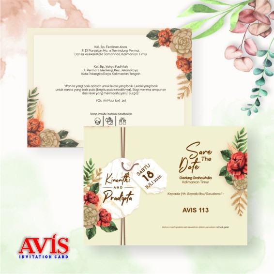 Jual AVIS 113 Blanko Undangan | Blangko Undangan | Undangan Murah I ...