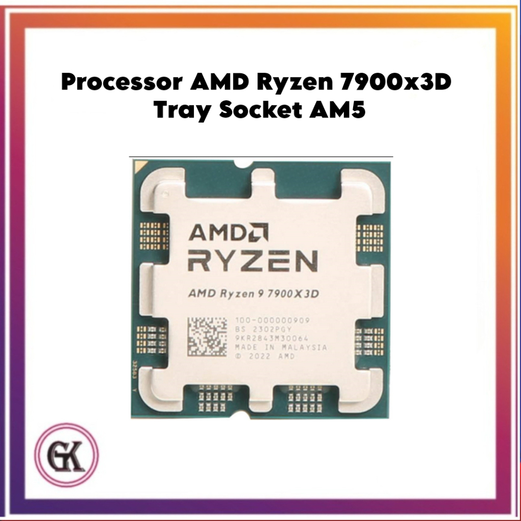 Jual Processor AMD Ryzen 7900x3D Tray Socket AM5 | Shopee Indonesia