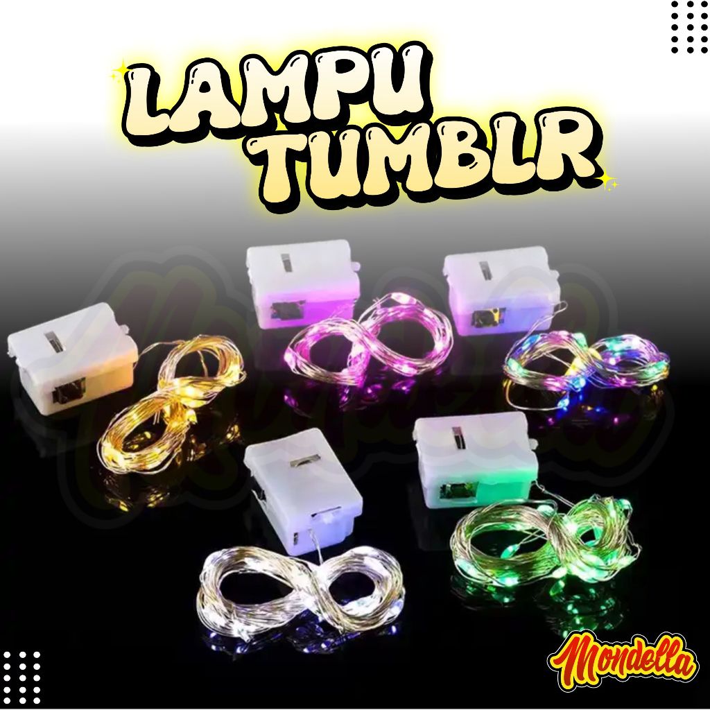 Jual Lampu Tumblr Kawat Mini 1 2 3 5 Meter Lampu Hias Dekorasi Gift Box ...