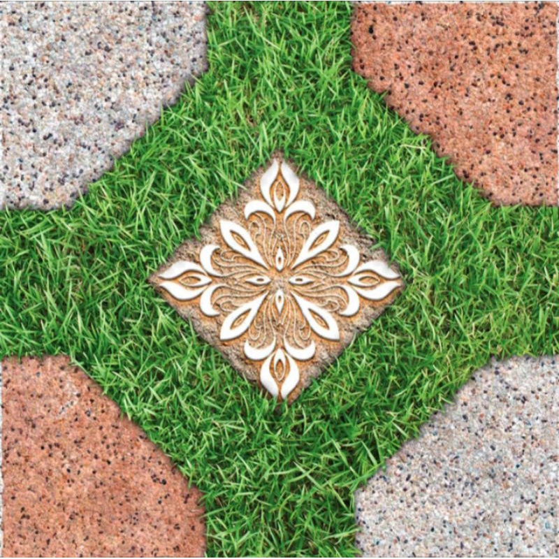 Jual Keramik lantai kasar Motif Rumput 40x40 | Shopee Indonesia