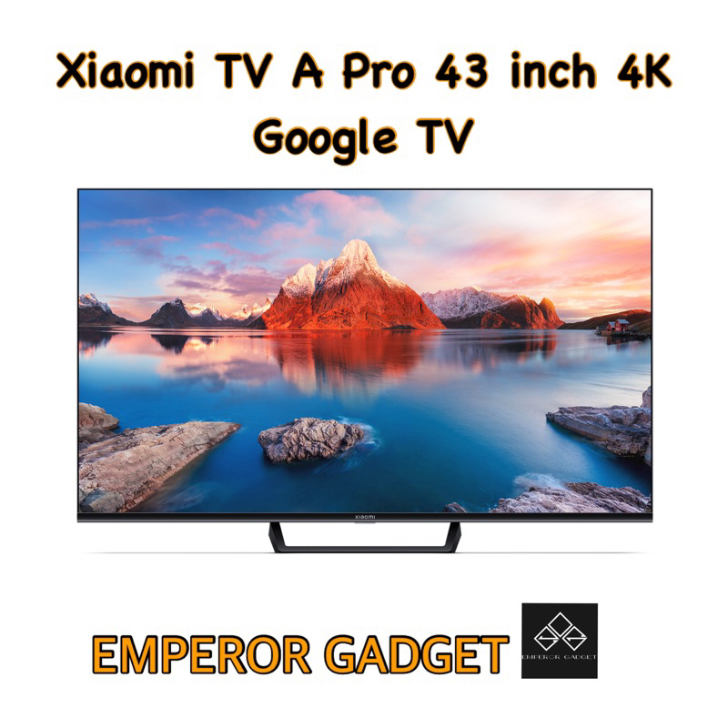 Jual Xiaomi TV A Pro 43 inch 4K Garansi Resmi Google TV | Shopee Indonesia