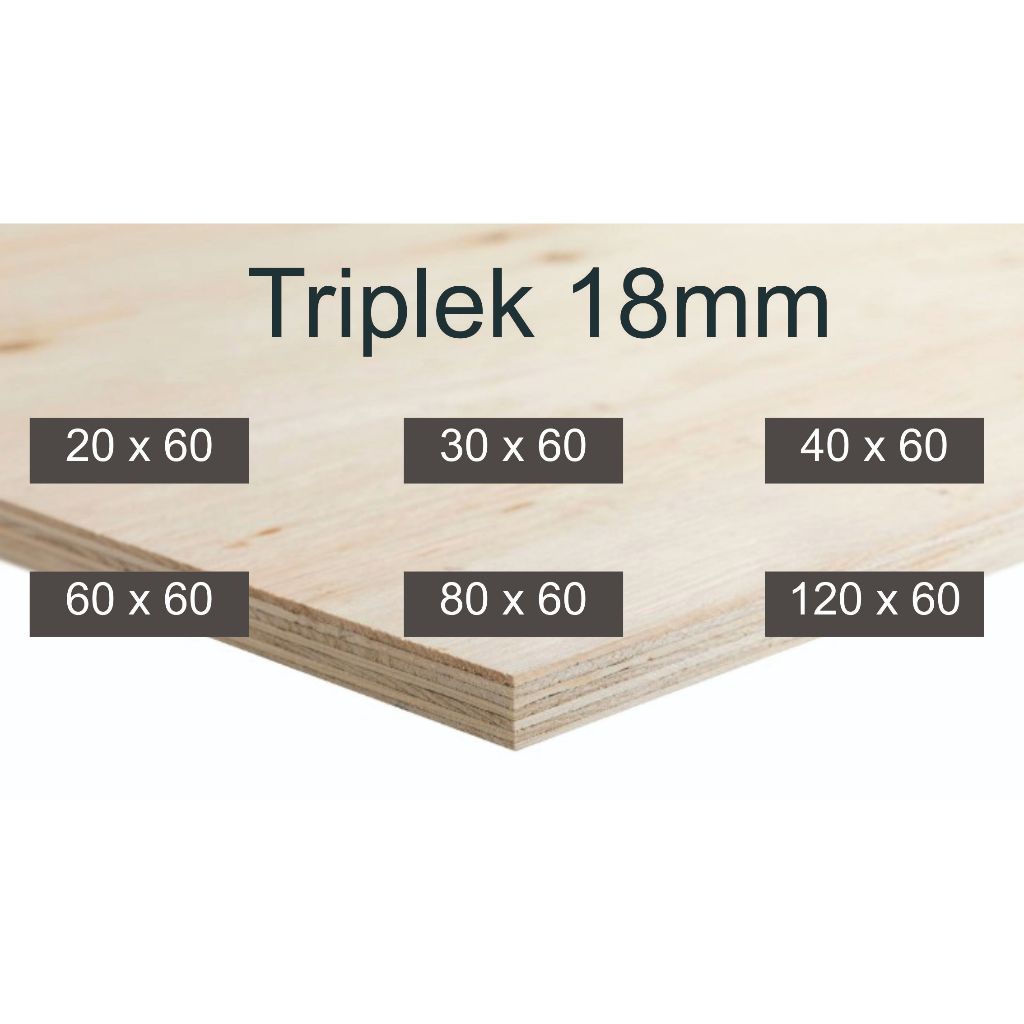 Jual plywood/triplek/multiplek 18mm | Shopee Indonesia