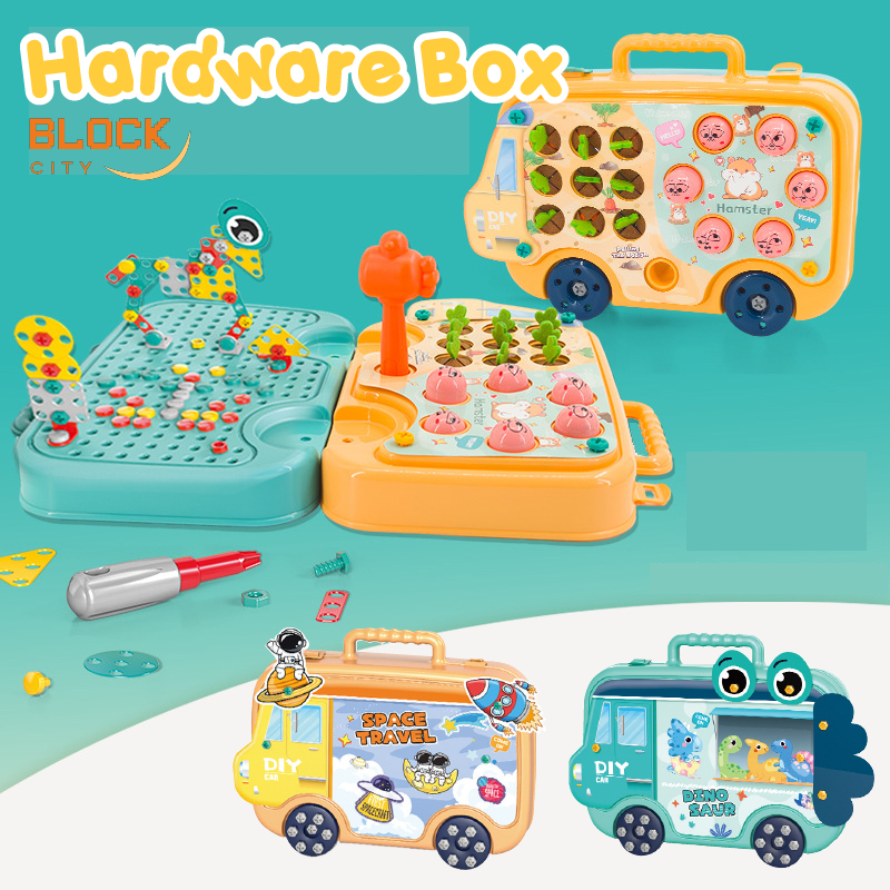 Jual Block City-DIY Mainan drill mainan bongkar pasang obeng anak anak ...