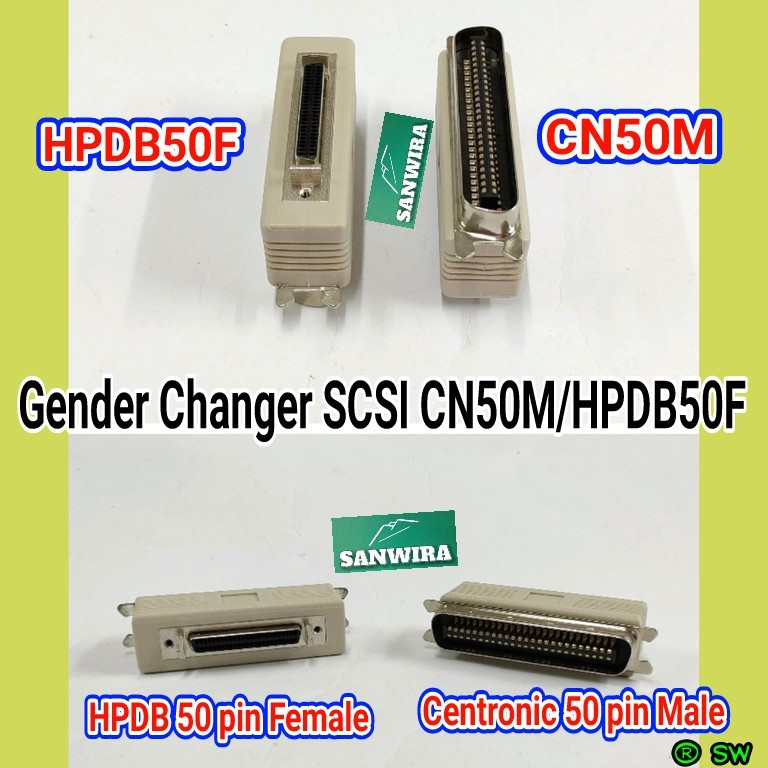 Jual Gender Changer SCSI Centronics 50 Male to HPDB50 Female(CN50M ...