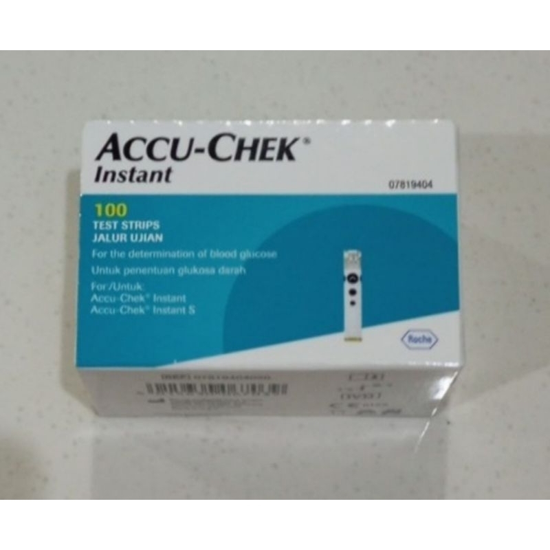 Jual Accu Check Instant Strip Isi 100 Pcs Gula Darah | Shopee Indonesia