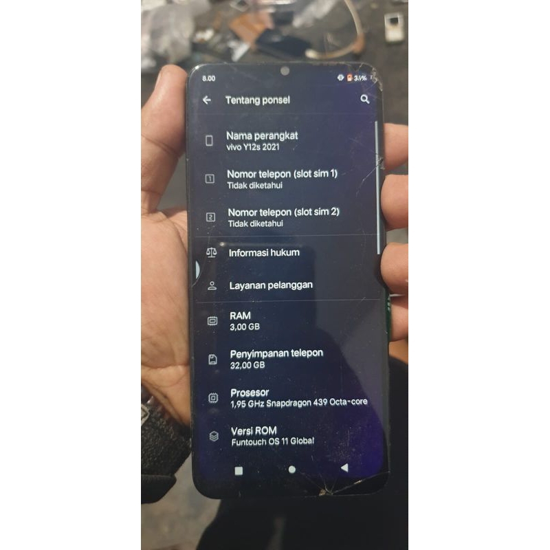 Jual Mesin Vivo Y12S (V2026) Normal | Shopee Indonesia