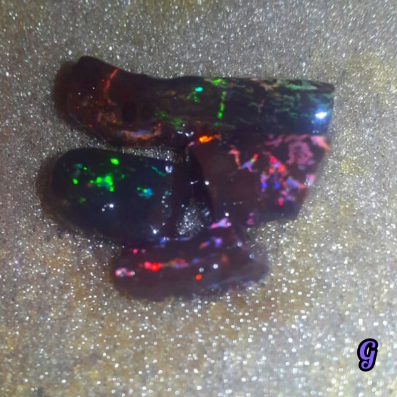 Jual Black Opal Banten Kalimaya Sempur Sisit Jarong Natural Bahan Kayu ...