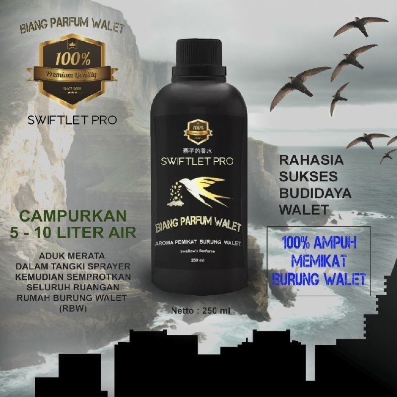 Jual Biang Parfum Walet Swiftlet Pro | Candu Cair Ampuh Menarik Burung ...
