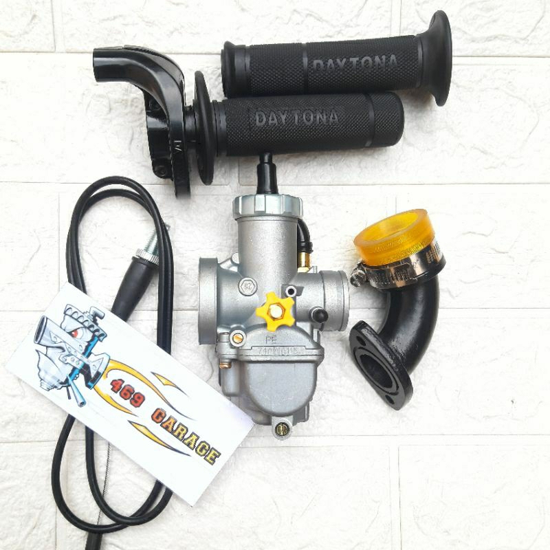 Jual Paket Karburator PE KEIHIN(24,26,28)+Gas Spontan+Manipol Miring Teflon Bebek Jupiter-vega ...