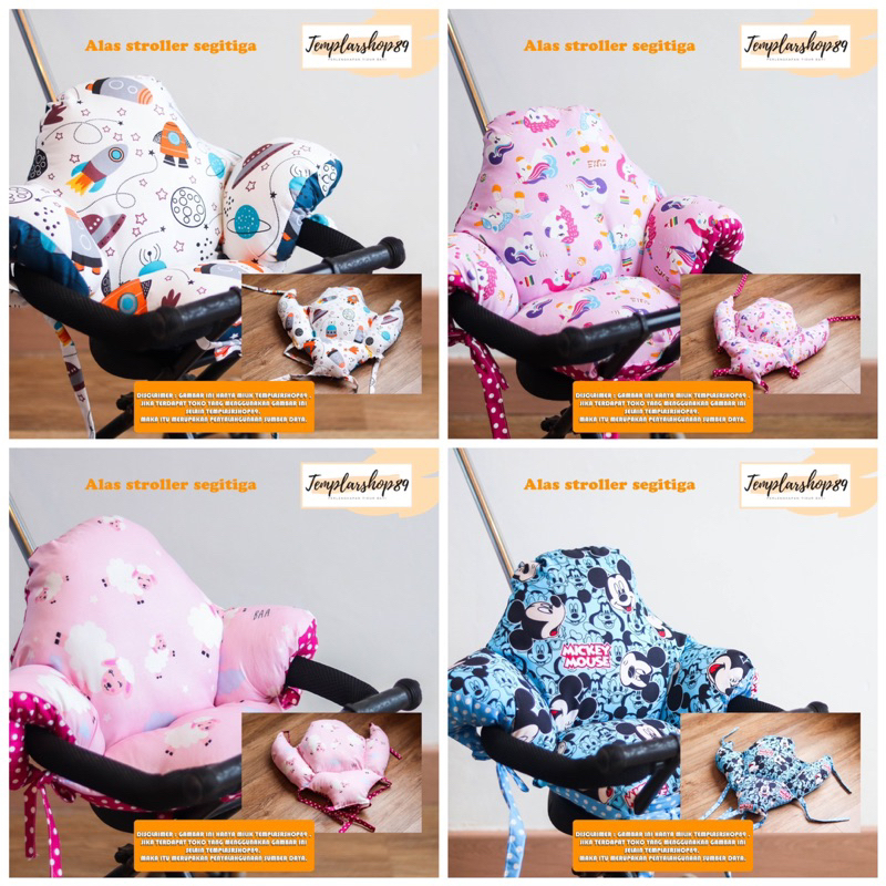 Jual ALAS STROLLER SEGITIGA MICRO TRIKE PAD ALAS SEPEDA BAYI RODA TIGA ...