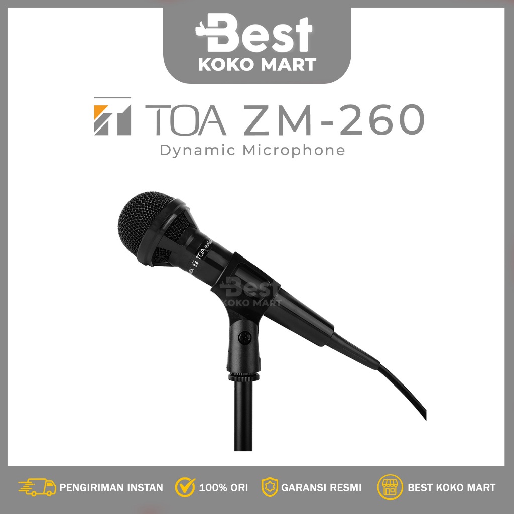Jual TOA ZM-260 Dynamic Microphone | Shopee Indonesia