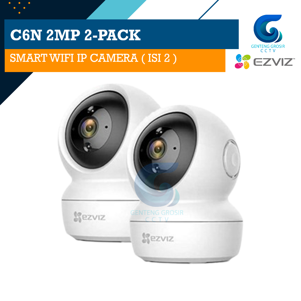 Jual Kamera CCTV Indoor Ezviz C6N 2MP 2-Pack Smart Wifi IP Camera ( Isi ...