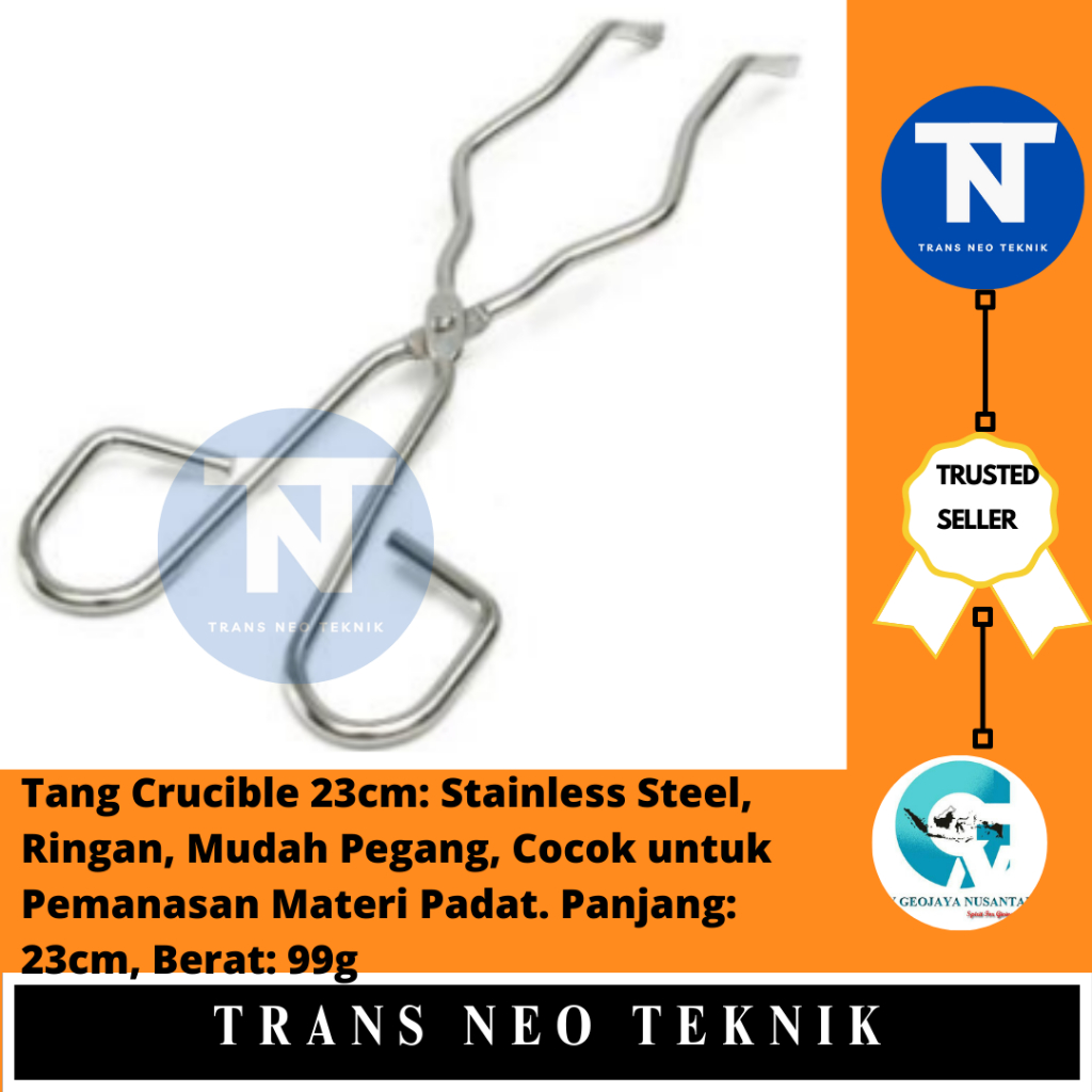Jual Tang Crucible 23cm: Stainless Steel, Ringan, Mudah Pegang, Cocok ...