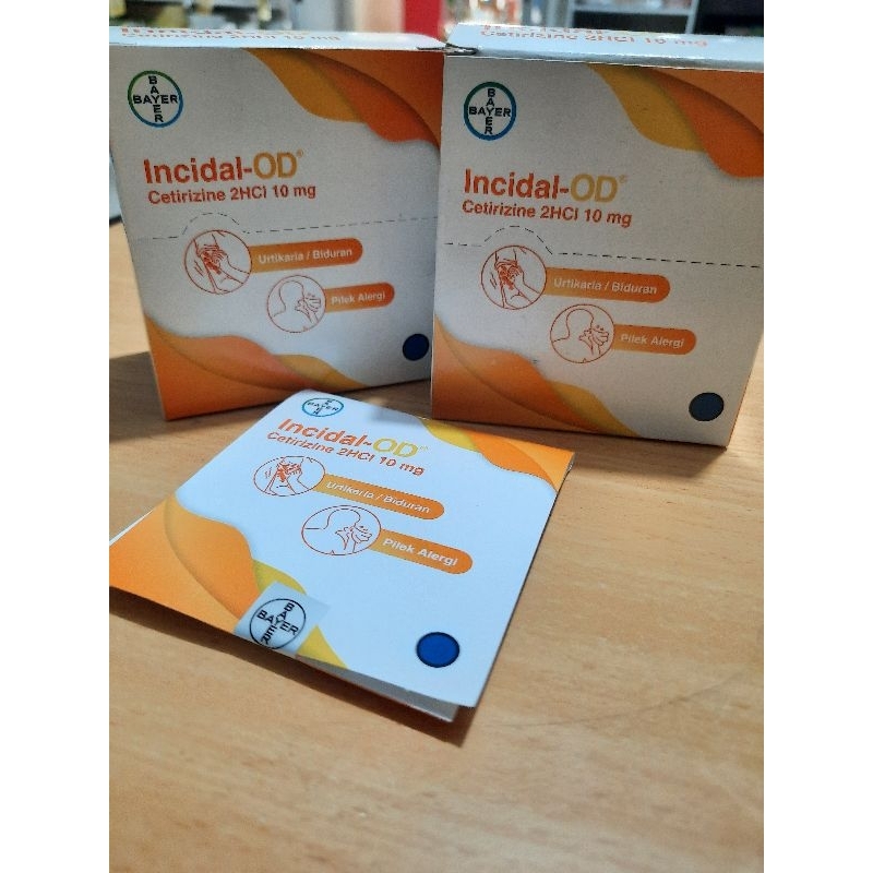 Jual Incidal OD kapsul anti alergi 1 strip 4 kapsul | Shopee Indonesia