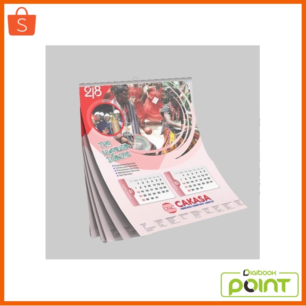 Jual Kalender Dinding 2024 Custom Klem Seng Portrait 32 x 48 cm Isi 4 ...