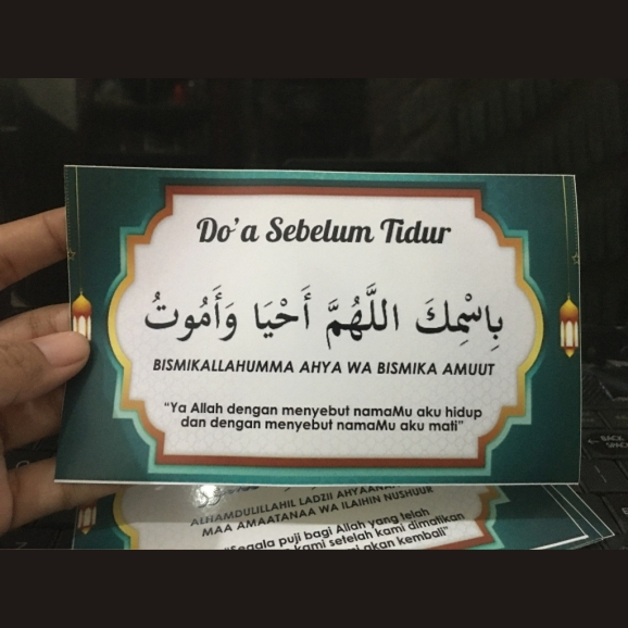 Jual Stiker label doa harian anak doa | Doa sebelum tidur | Doa bangun ...