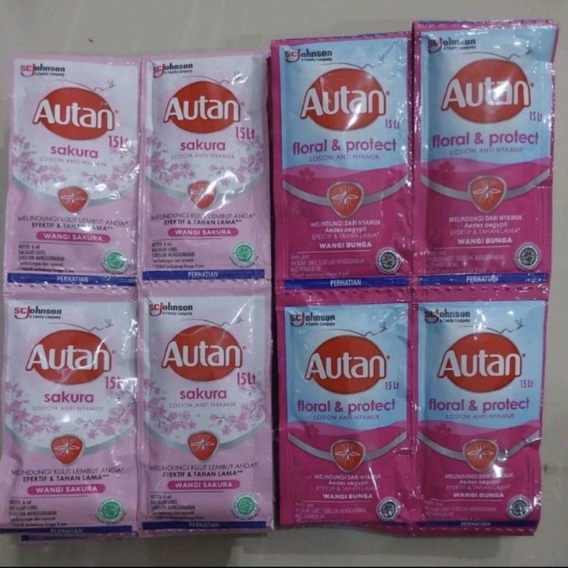 Jual Autan lotion nyamuk sachet isi 24psc | Shopee Indonesia