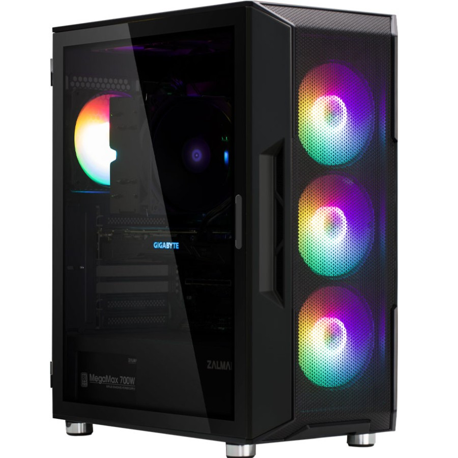 Jual ZALMAN i3 NEO BLACK MID TOWER ATX PC CASE CASING GAMING CHASSIS ...