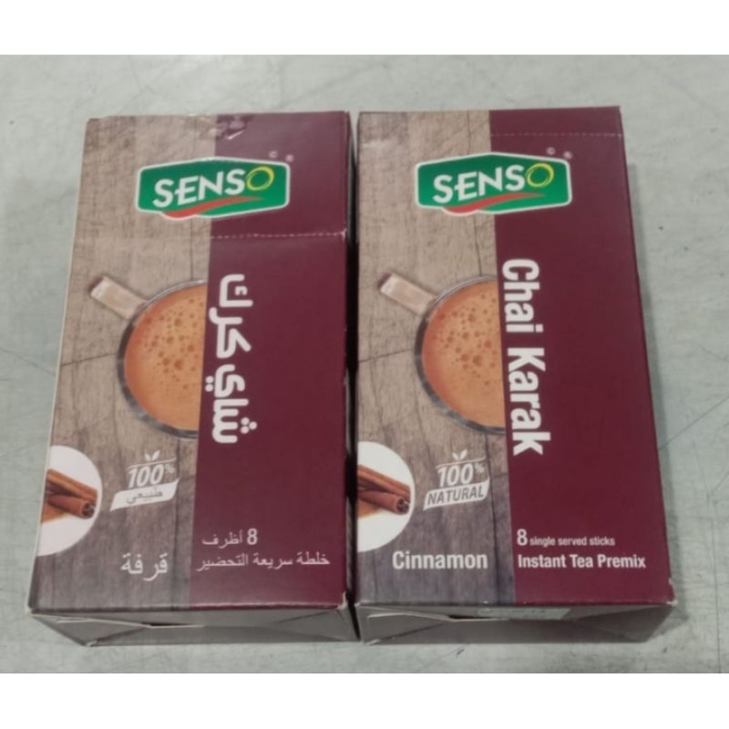 Jual Teh Chai Karak Cinnamon / Instant Tea Premix Senso 8 sachet ...