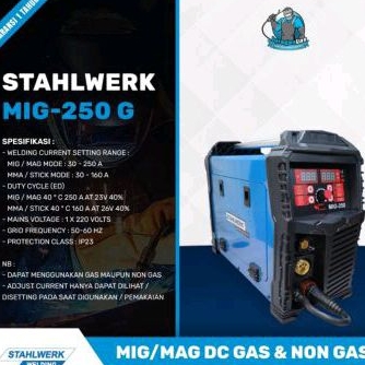 Jual Mesin Las MIG -250G DC Mig welding machine mesin las MIG GAS dan ...