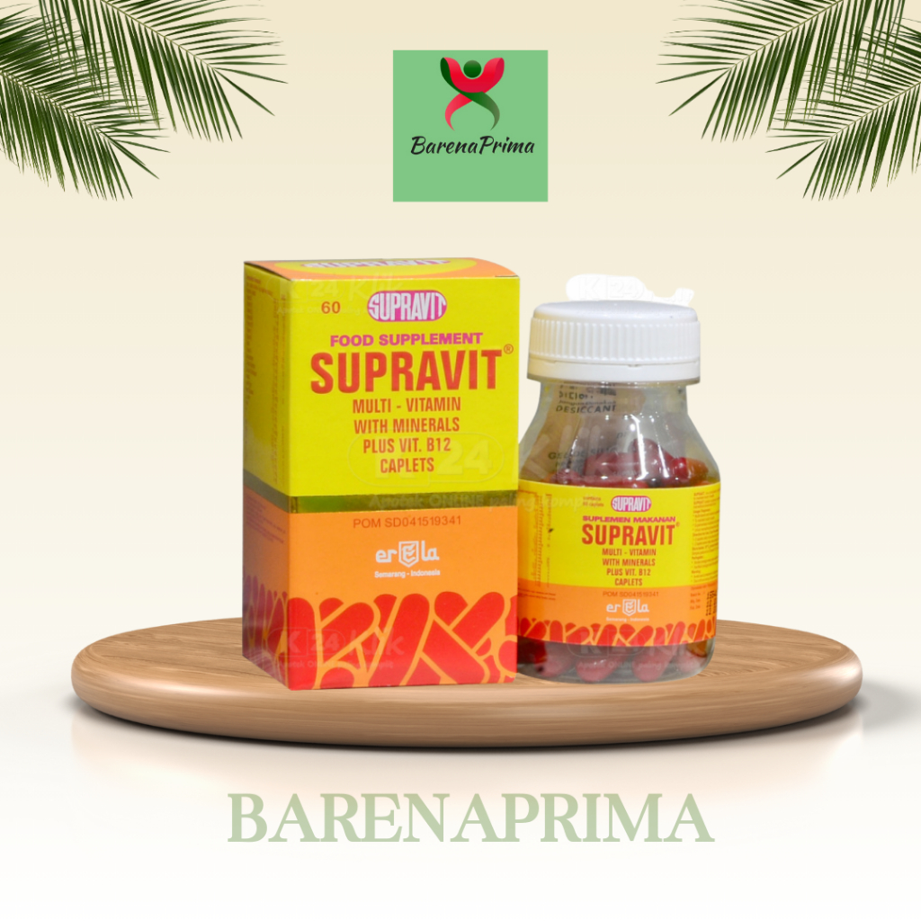 Jual Supravit Botol isi 60 kapsul | Shopee Indonesia