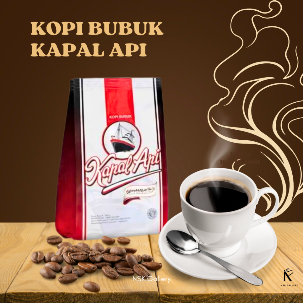 Jual Kopi Bubuk Kapal Api Silver | Kopi Kapal Api Kopi Hitam 380 gram ...