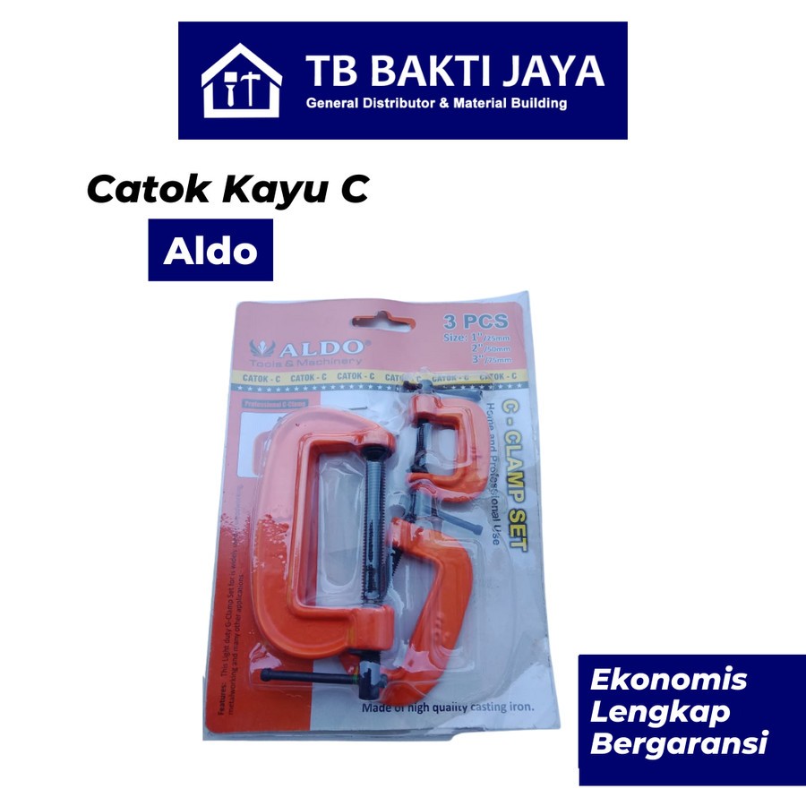 Jual Catok Kayu C Medium / Clamp C / Alat Penjepit Kayu C | Shopee ...