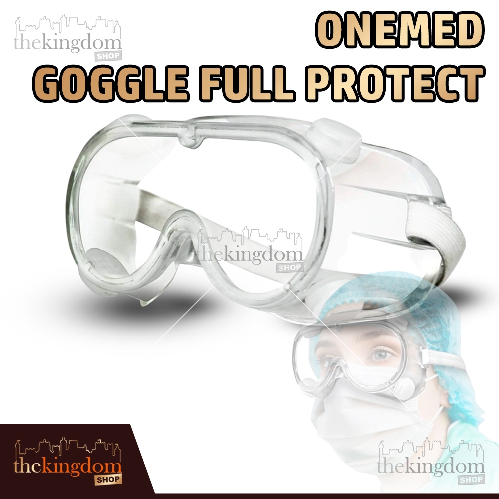 Jual Onemed Goggle Full Protect Kacamata Praktikum Lab Medis Safety APD ...