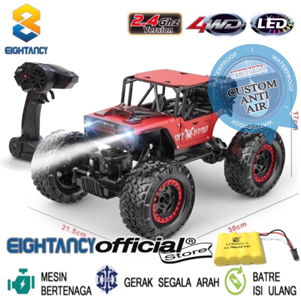 Jual 8T RC Car 1060 Anti Air Offroad Jeep Rubicon LED 1:14 Scale 2.4GHz ...